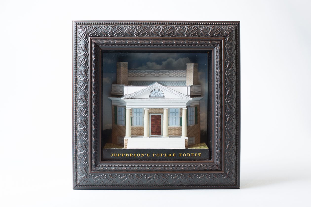 Framed Model Set - Thomas Jefferson’s Poplar Forest